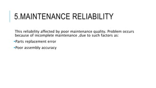 Tpm Equipment Reliability Engineering | PPTX