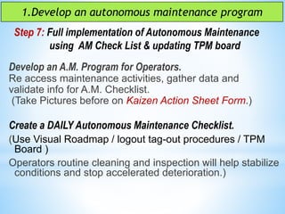 Total Productive Maintenance (Tpm) EVERTS 21Aug2018 | PPTX