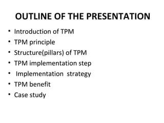 Tpm final | PPT