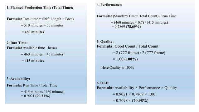 Tpm implementation oee increment | PPTX