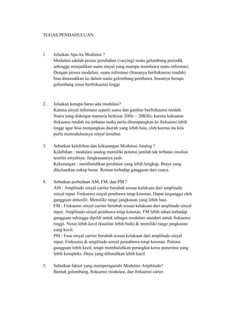 modulasi analog | DOCX