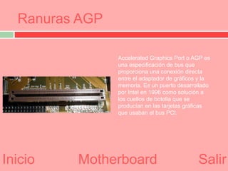 Tp motherboard, puertos y conectores | PPSX