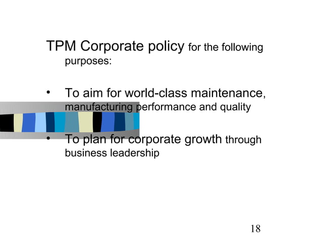 Tpm principles and concepts | PPT