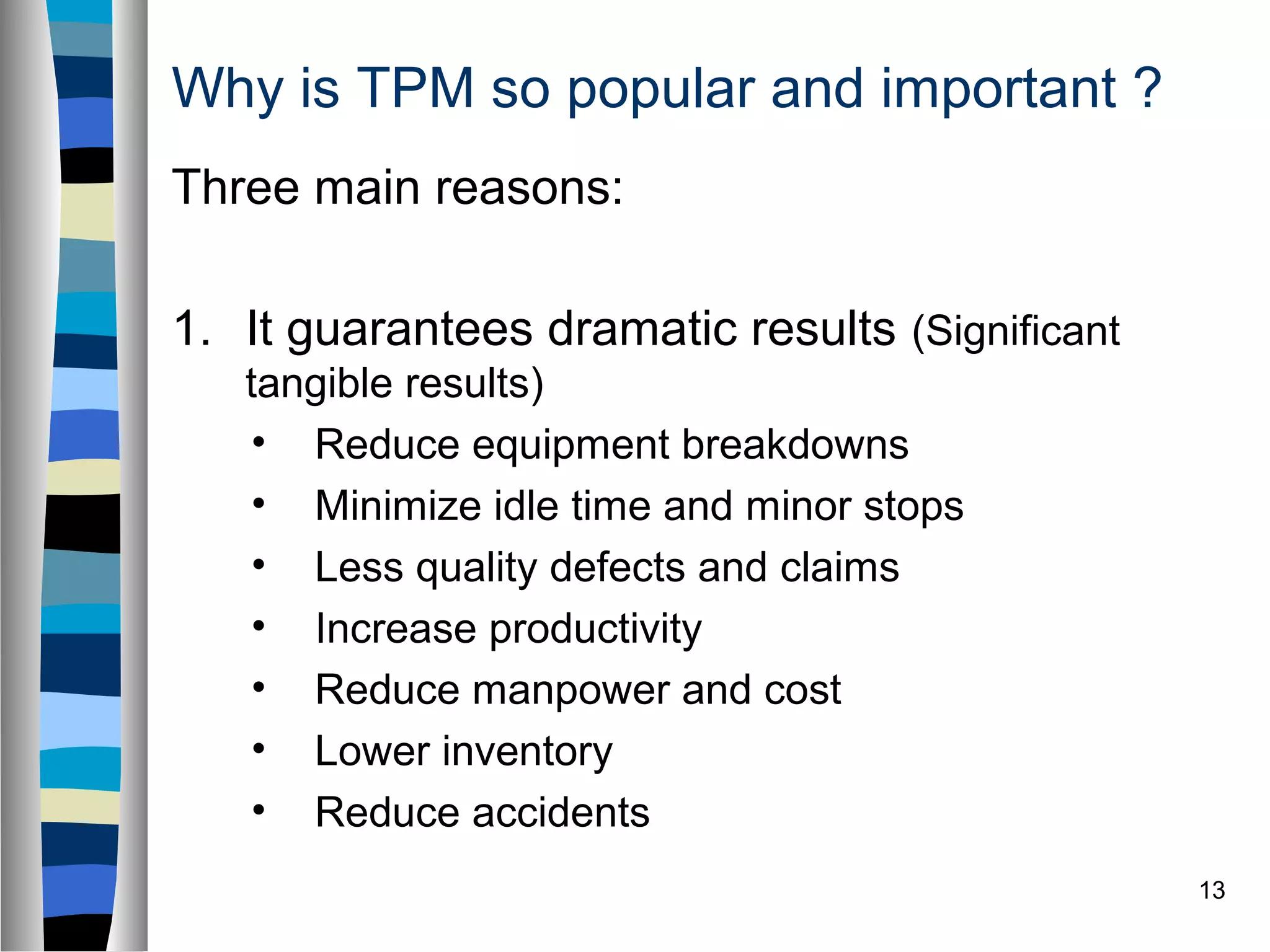 Tpm principles and concepts | PPT