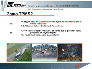 Tyre Pressure Monitorin System (TPMS) | PPT