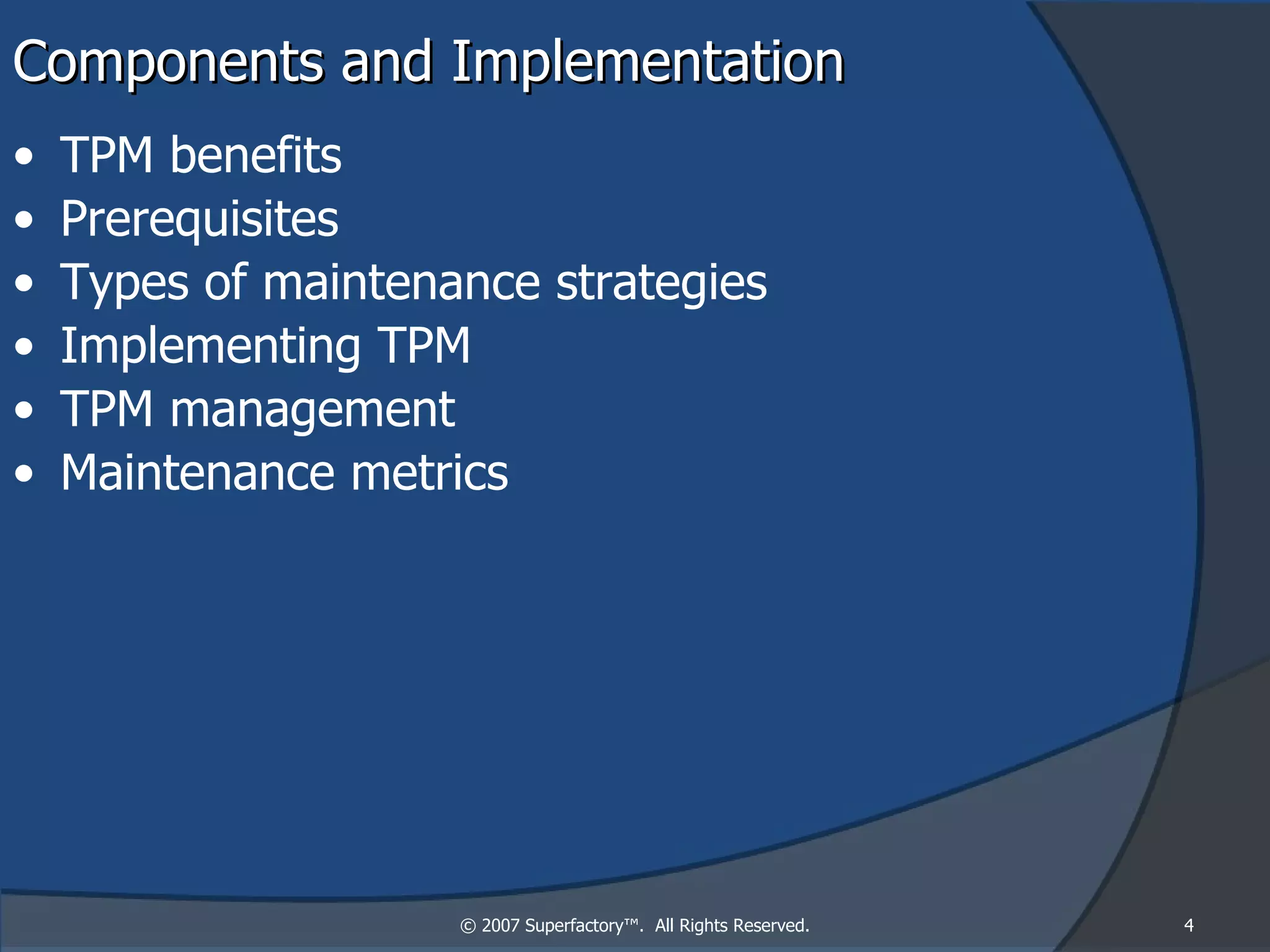 Tpm Sample | PPT
