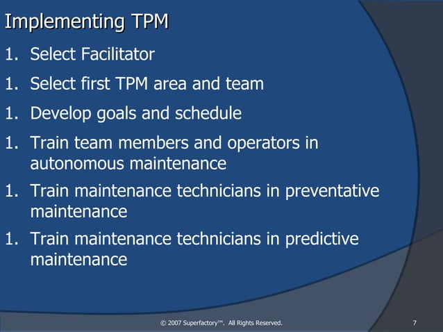 Tpm Sample | PPT