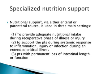 Total parenteral nutrition | PPTX