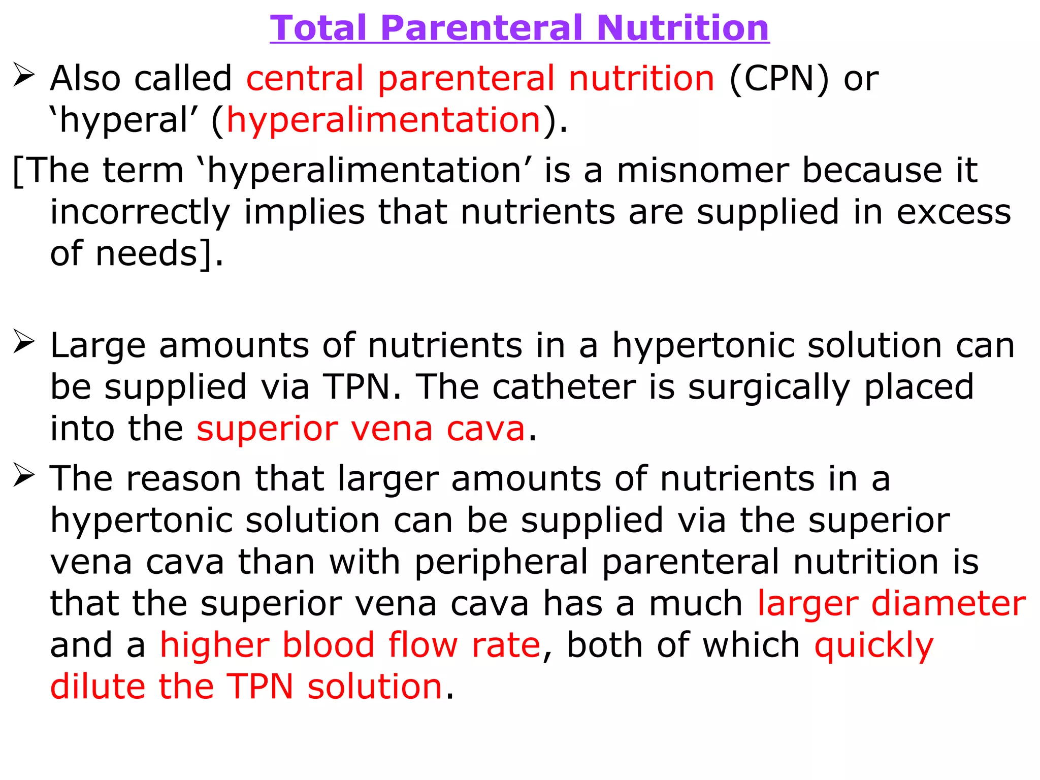 Total Parenteral Nutrition: An Intro | PPT