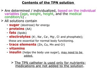 Total Parenteral Nutrition Solution