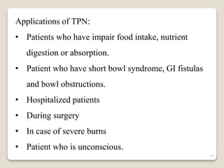 Total Parenteral Nutrition | PPT