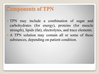 Total Parenteral Nutrition | PPT