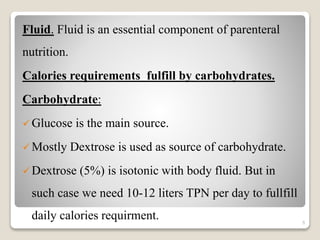 Total Parenteral Nutrition | PPT