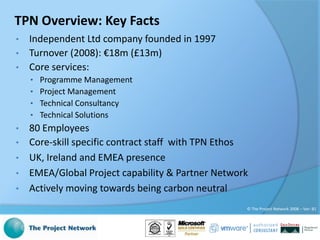 The Project Network - Service Offering | PPTX