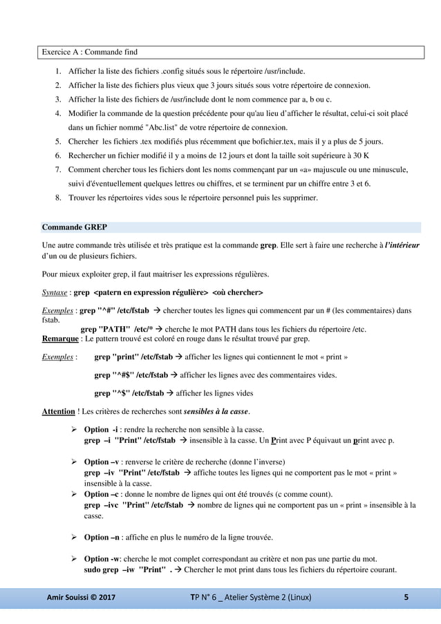 Tp n 6 linux | PDF | Programming Languages | Computing