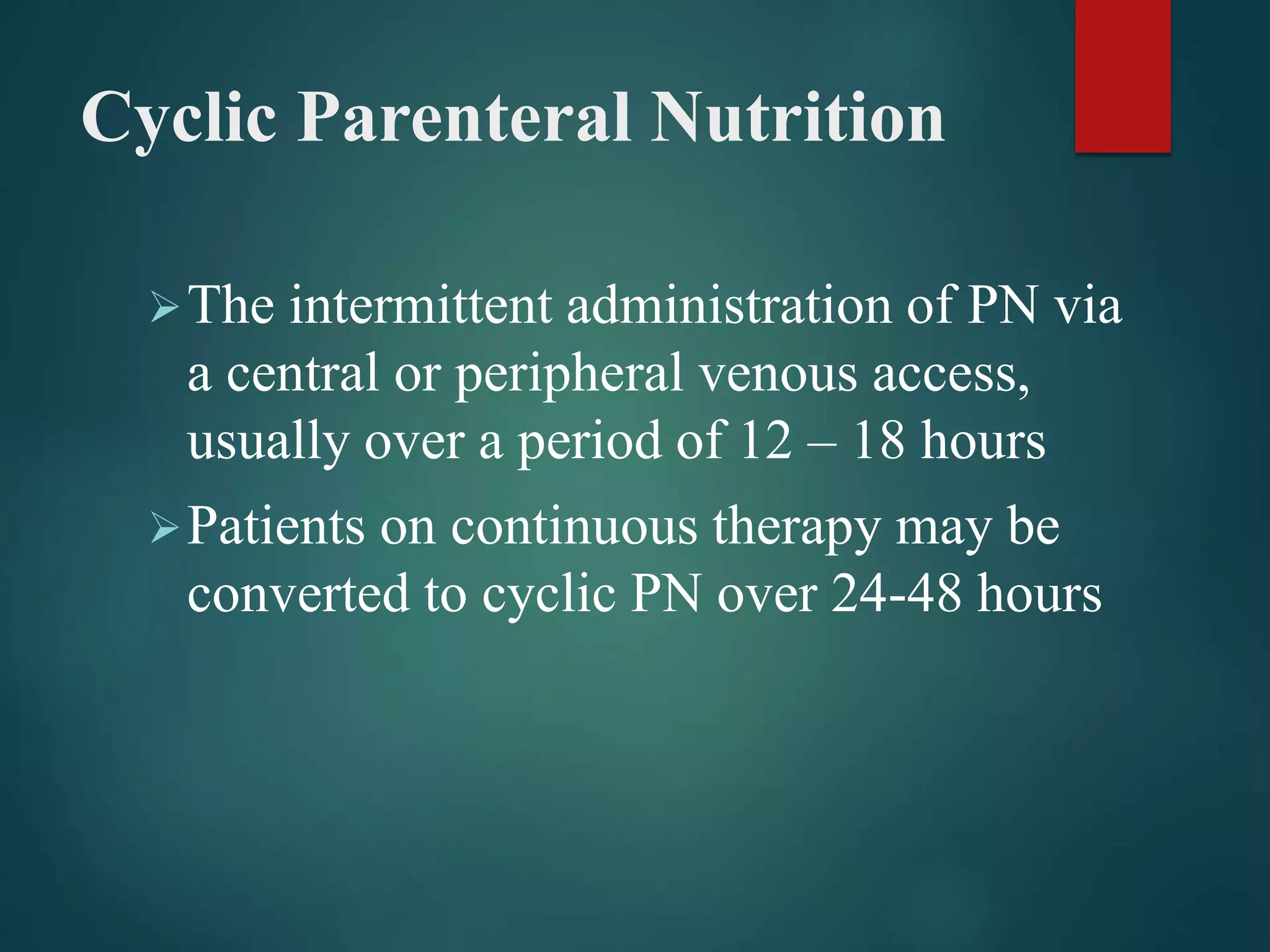 Total Parenteral Nutrition | PPTX
