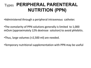 Total Parenteral Nutrition : Types, Preparation, Indication and ...