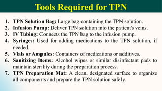 Total Parenteral Nutrition, TPN| Muhammad Shakil Sarker | PPT