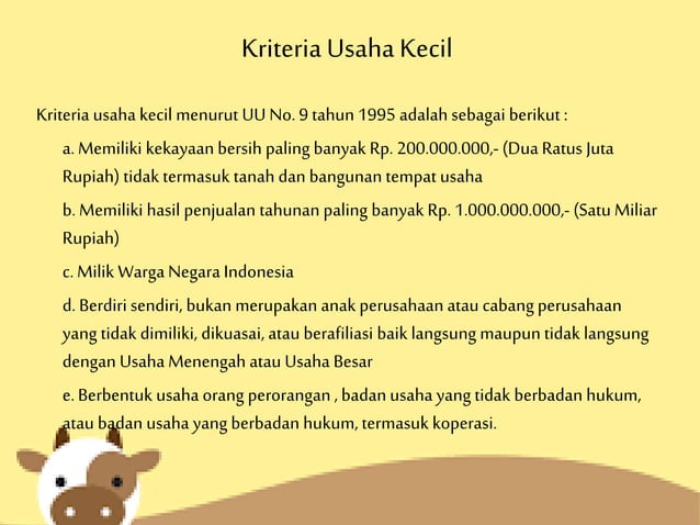 Usaha kecil menengah (ukm) | PPT