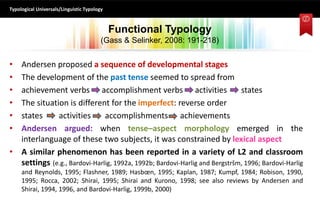 Tpological Universals & SLA (Linguistic Typology) | PPTX
