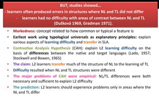 Tpological Universals & SLA (Linguistic Typology) | PPTX