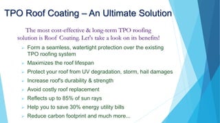 TPO Roof Repair - A Complete Overview | PPTX