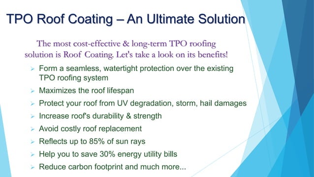 TPO Roof Repair - A Complete Overview | PPTX