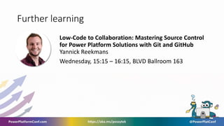Power Platform ALM fundamentals - MPPC23 | PPTX