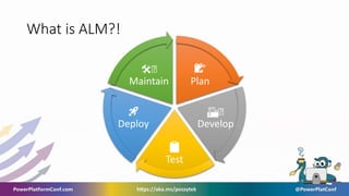 Power Platform ALM fundamentals - MPPC23 | PPTX