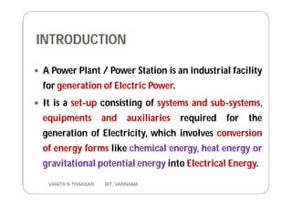 INTRODUCTION TO THERMAL POWER PLANTS | PDF