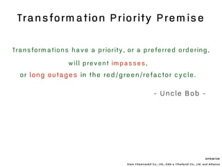 Transformation Priority Premise (TPP) | PDF