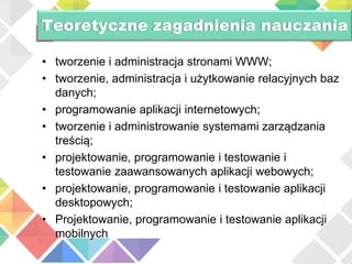 Technik programista | PPTX