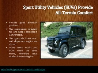 TPP: 126 BOV Types and Advantages