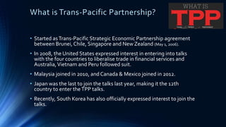Trans Pacific Partnership | PPTX