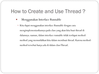 Tugas Pendahuluan Praktikum PBO Modul 8 - Multithread | PPTX