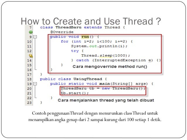 Tugas Pendahuluan Praktikum PBO Modul 8 - Multithread