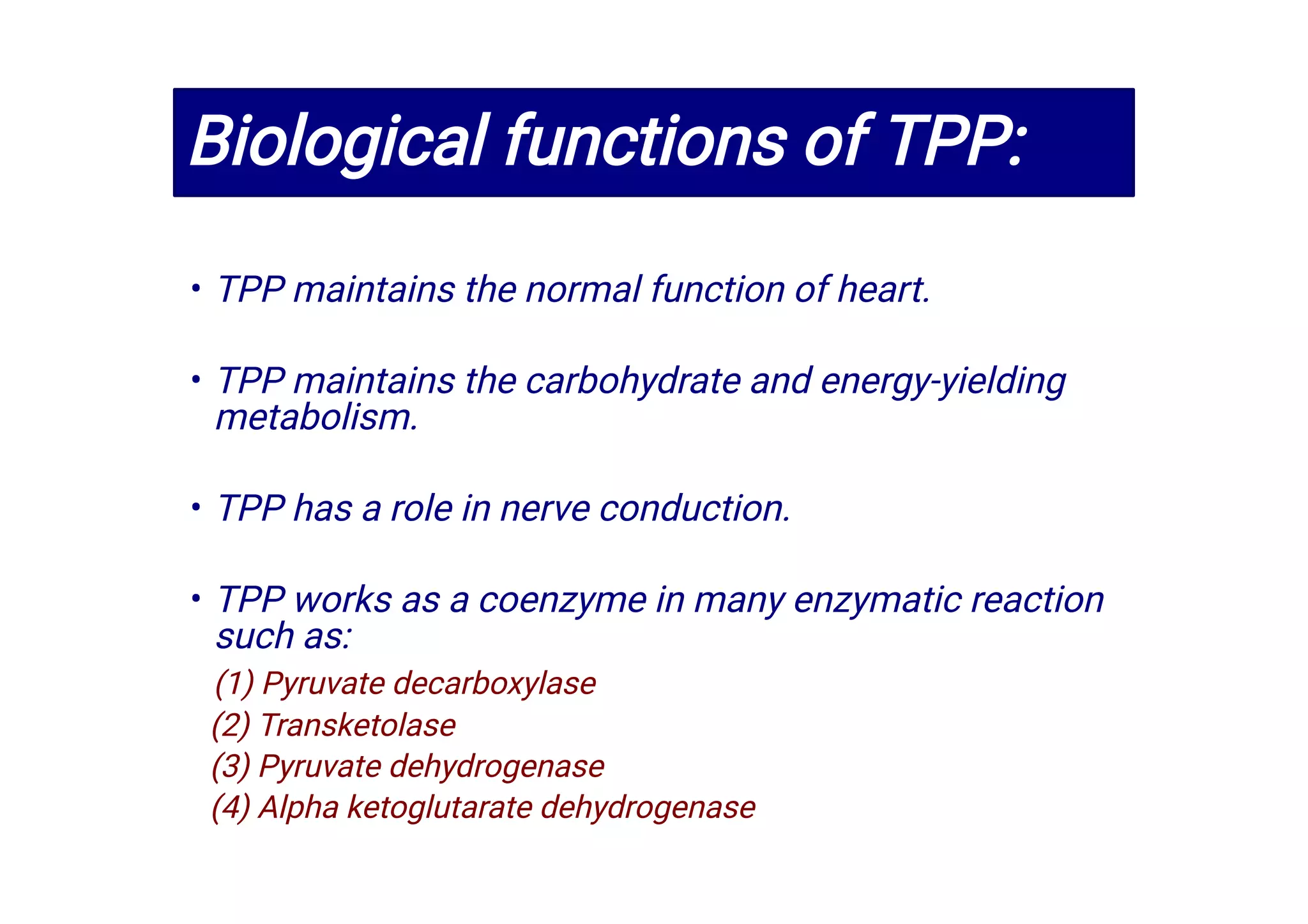 Tpp (coenzyme chemistry) | PDF