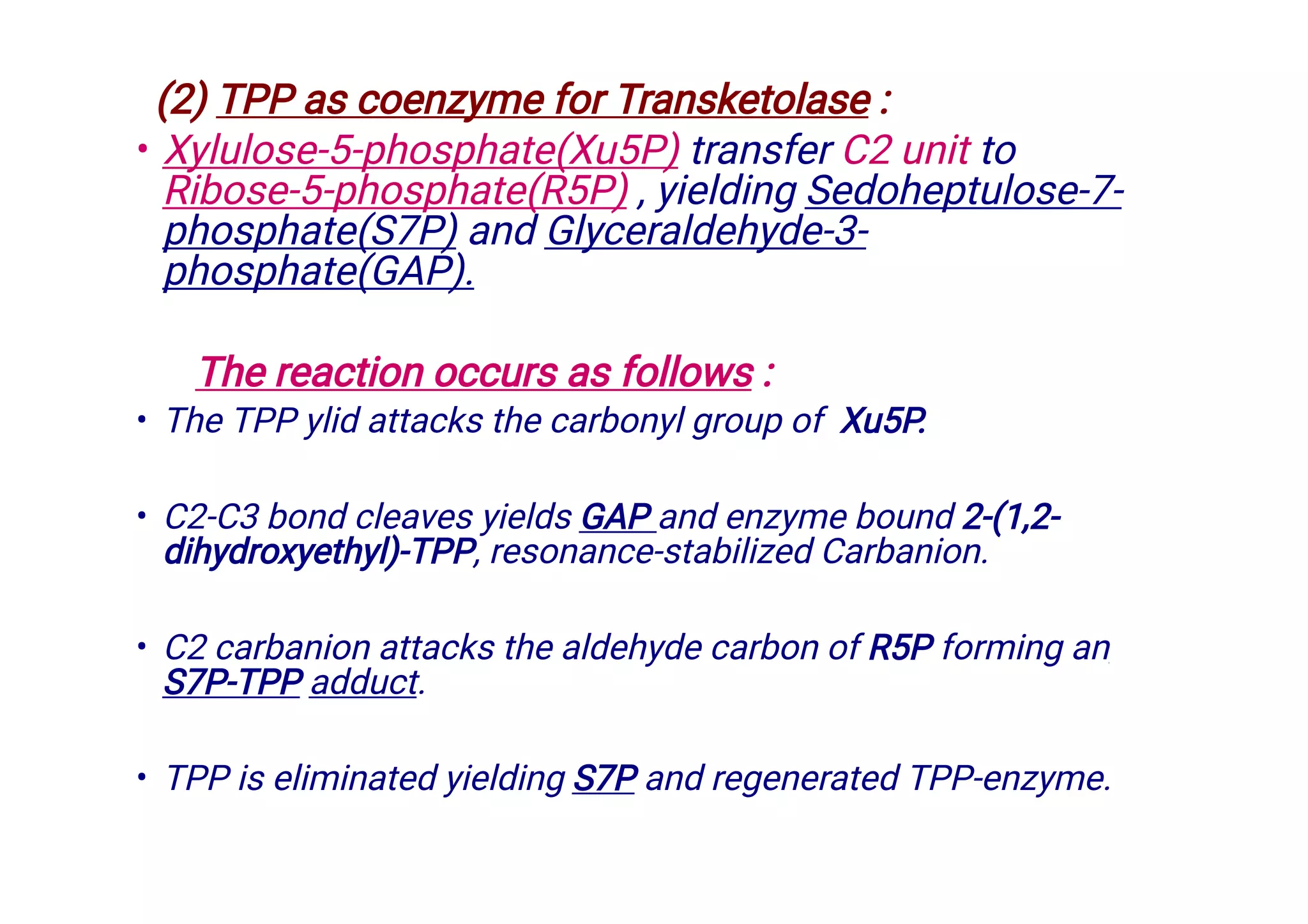 Tpp (coenzyme chemistry) | PDF