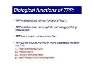 Tpp (coenzyme chemistry) | PDF