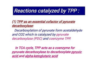 Tpp (coenzyme chemistry) | PDF