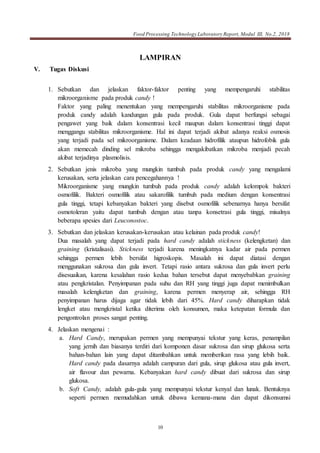 Laporan Praktikum TPP Materi 3 Hard Candy - UNPAS | DOCX