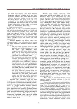 Laporan Praktikum TPP Materi 3 Minuman Serbuk - UNPAS | DOCX