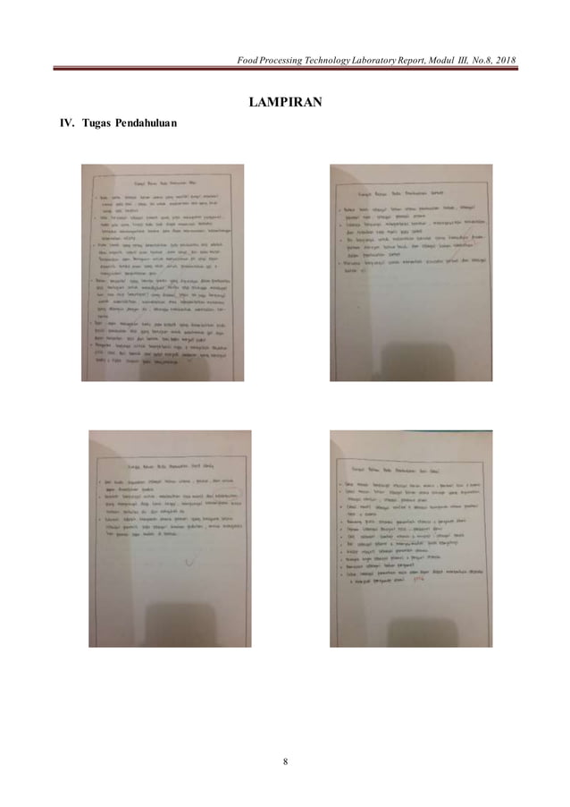 Laporan Praktikum TPP Materi 3 Minuman Serbuk - UNPAS | DOCX