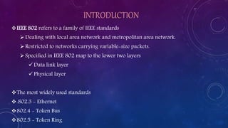 IEEE STANDARDS 802.3,802.4,802.5 | PPTX