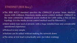 IEEE STANDARDS 802.3,802.4,802.5 | PPTX
