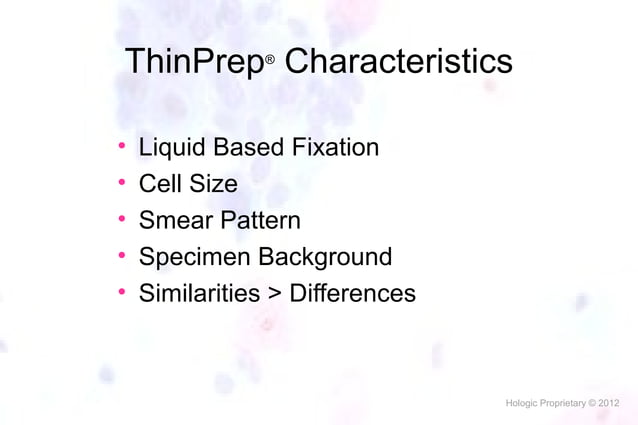Thin prep morphology (Cervical cytology) | PPT