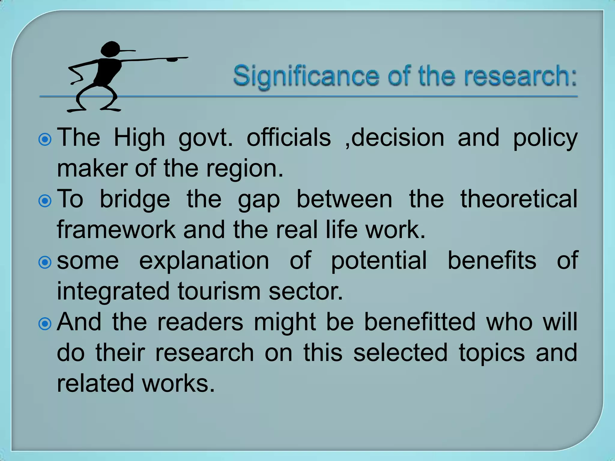 Integrated tourism proposal | PPT