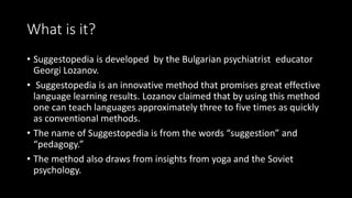 Total Physical Response and Suggestopedia | PPTX