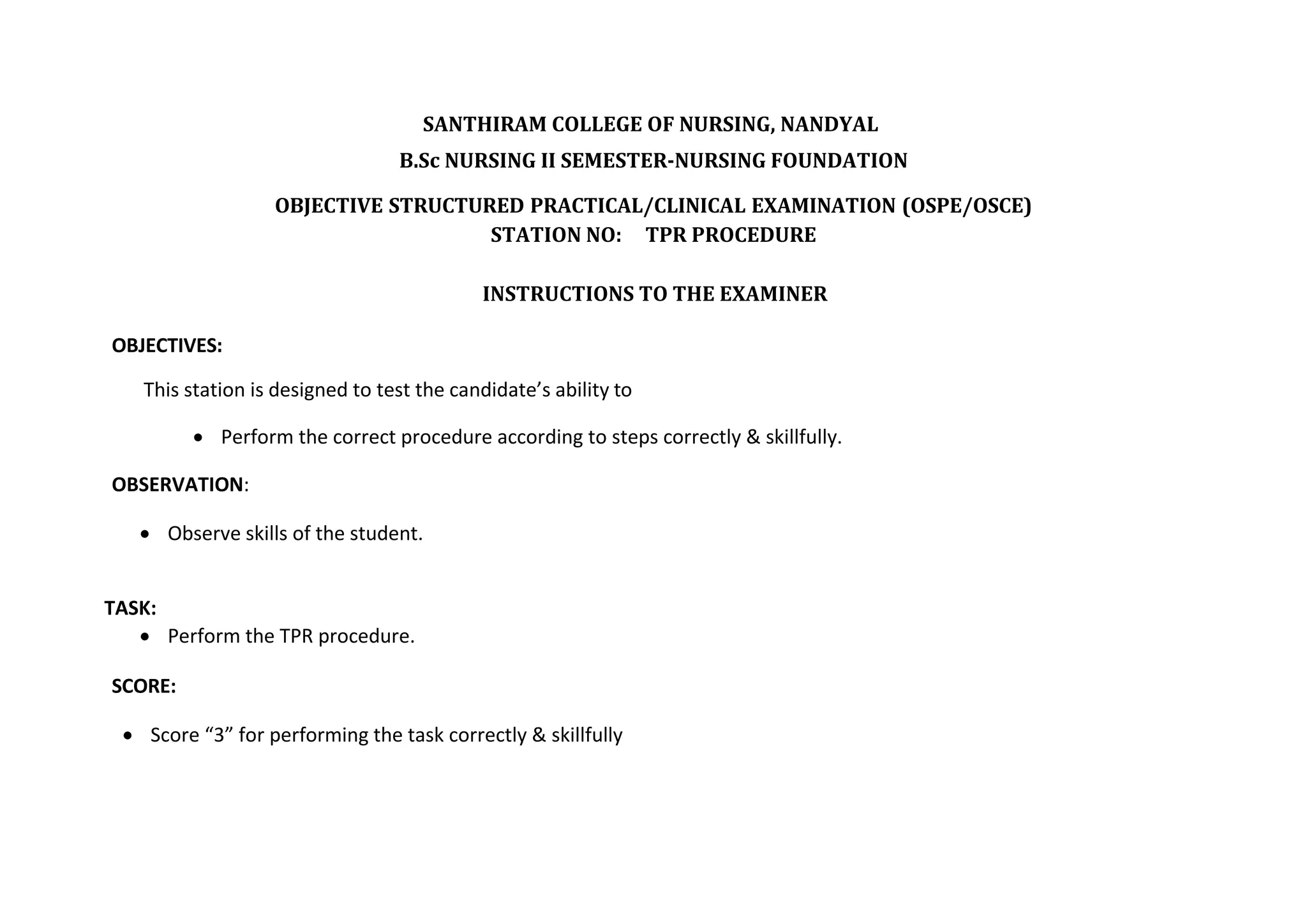 TPR.pdf Temperature pulse Respiration procedure | PDF