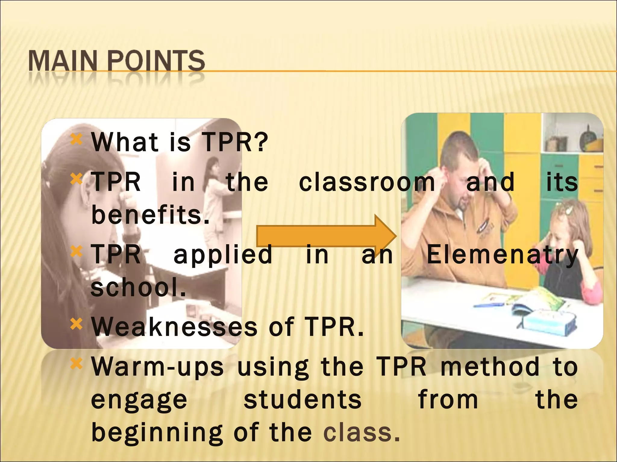 Warm-ups based on TPR method. | PPT